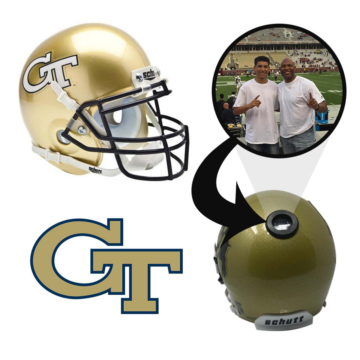 Georgia Tech Yellow Jackets College Football Collectible Mini Helmet ...