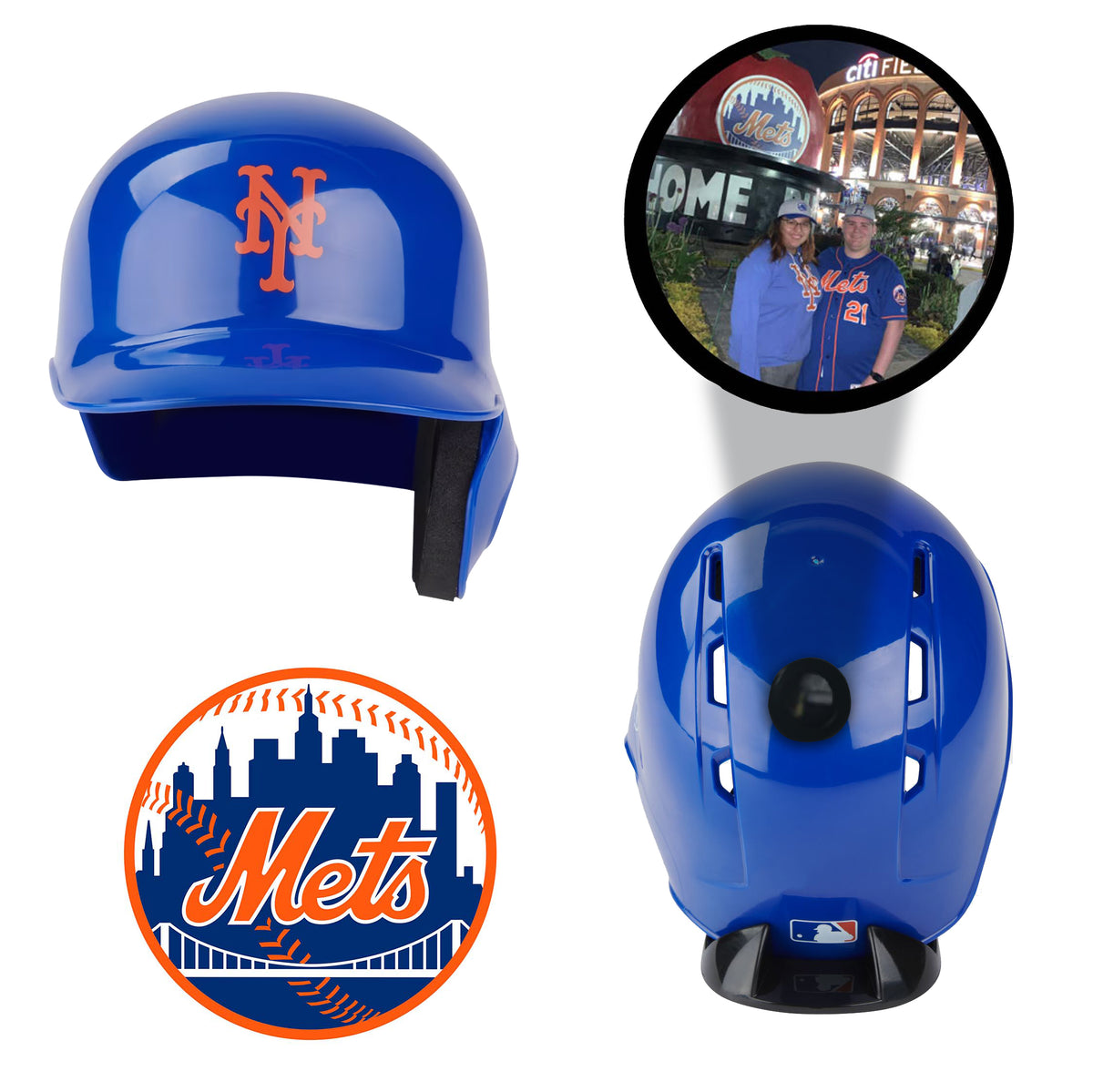 New York Mets MLB Collectible Mini Batting Helmet|Picture Inside|FANZ ...