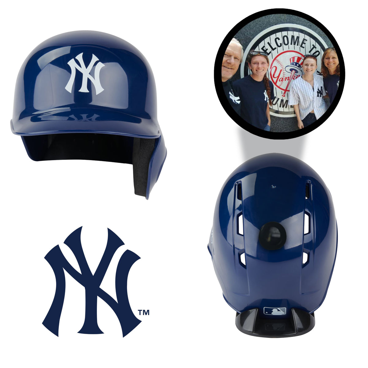 New York Yankees MLB Collectible Mini Batting Helmet|Picture Inside ...