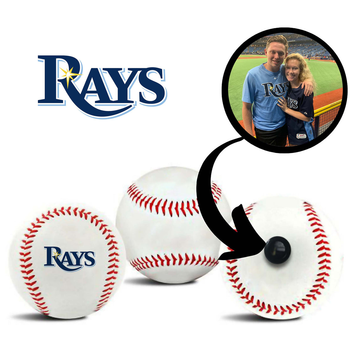Tampa Bay Devil Rays MLB Collectible Baseball|Picture Inside|FANZ ...
