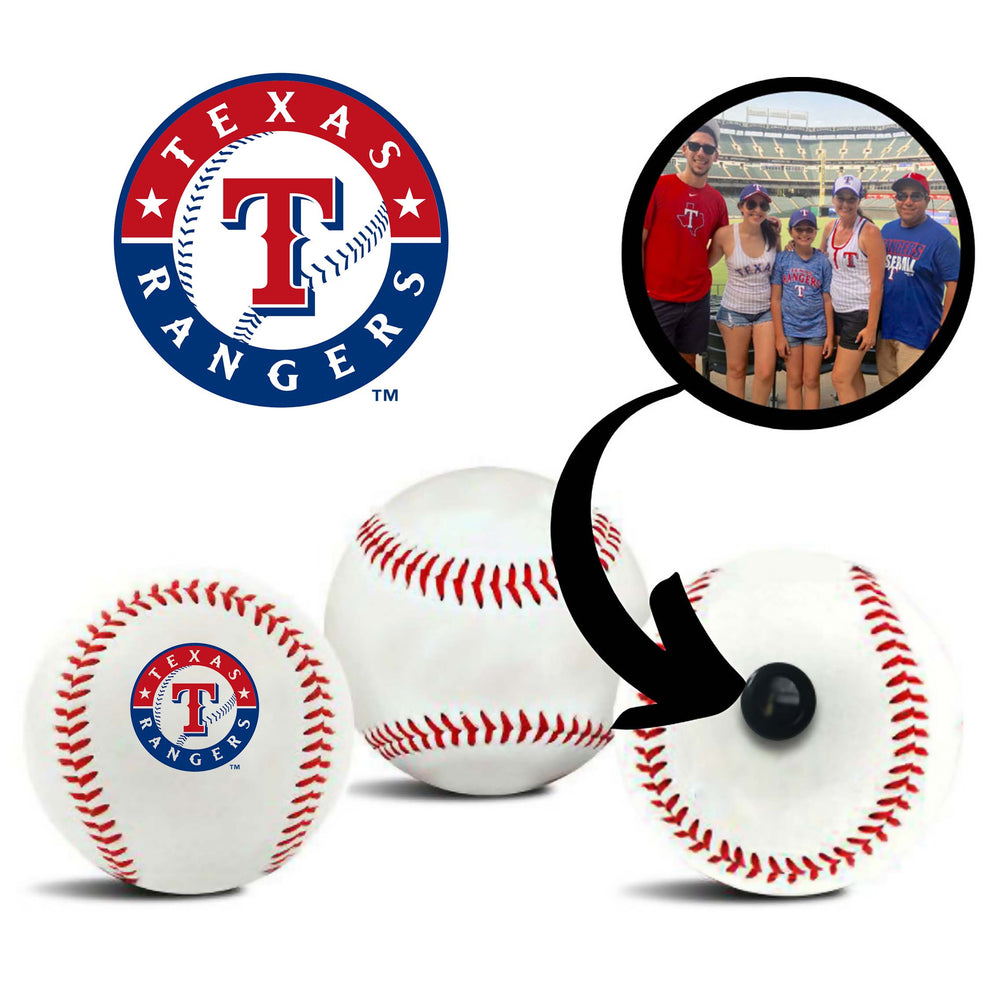 Texas Rangers MLB Collectible Baseball|Picture Inside|FANZ Collectibles ...