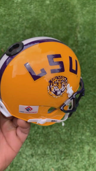 LSU Tigers College Football Collectible Mini Helmet | Picture Inside ...